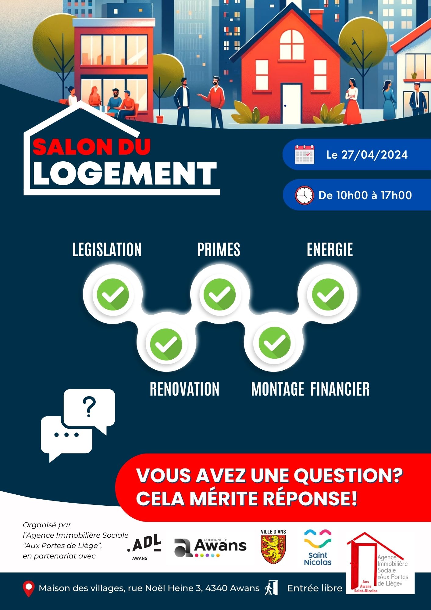 Salon du logement Awans - Agence Immobilière Sociale - AIS "Aux portes ...